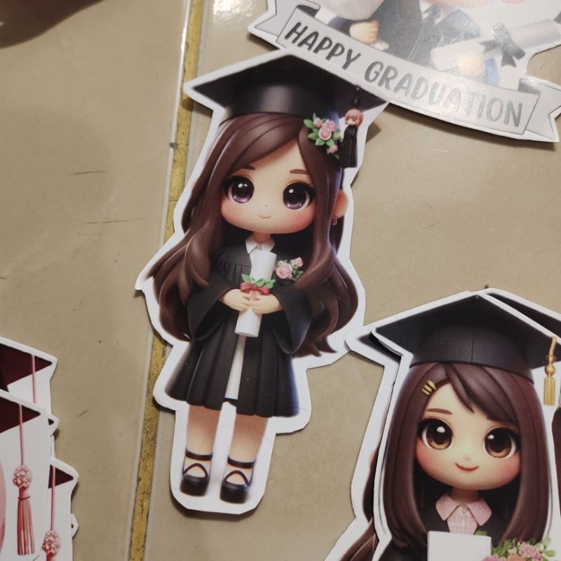 Jual Topper Wisuda Kekinian untuk Buket Happy Graduation Sempro ...