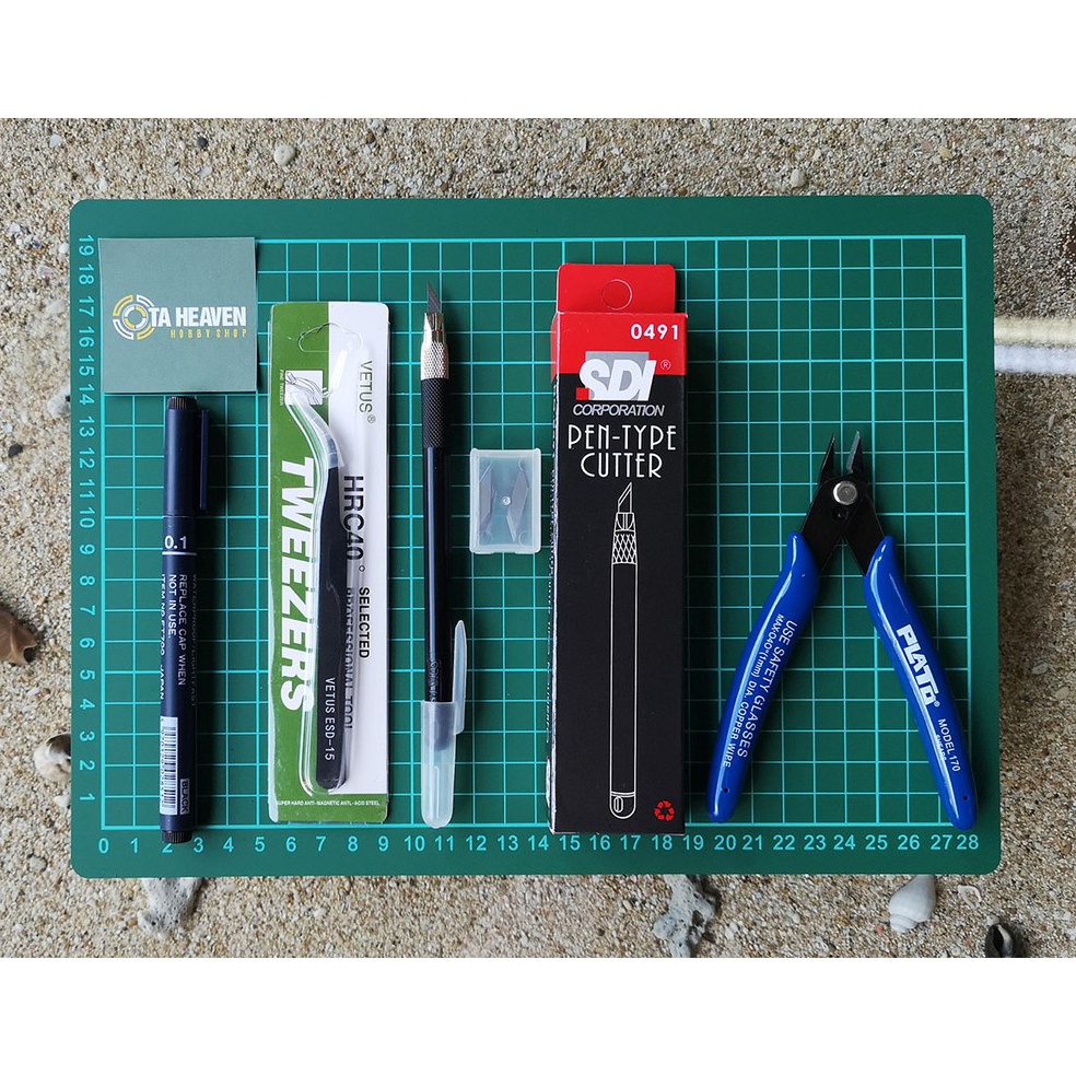 Jual Gunpla Tool Set Paket A4 Basic Alat Rakit Gundam Model Kit Tool g ...