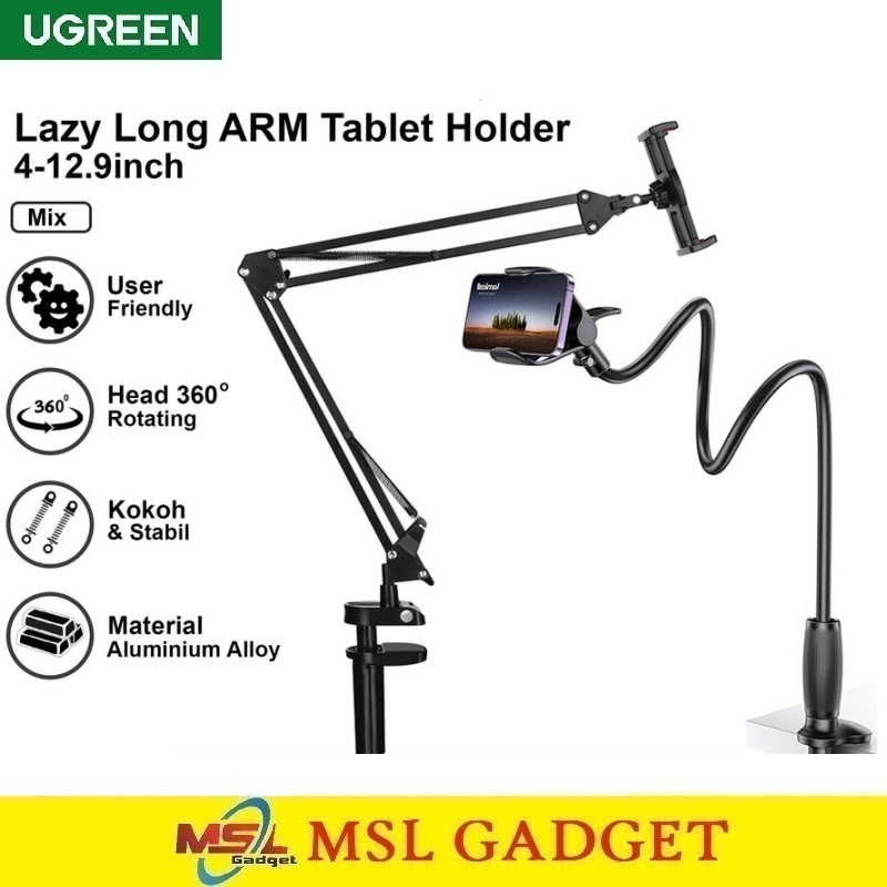 Jual UGREEN Lazypod Flexible Phone Holder Stand Tablet HP Tab iPad Lazy ...