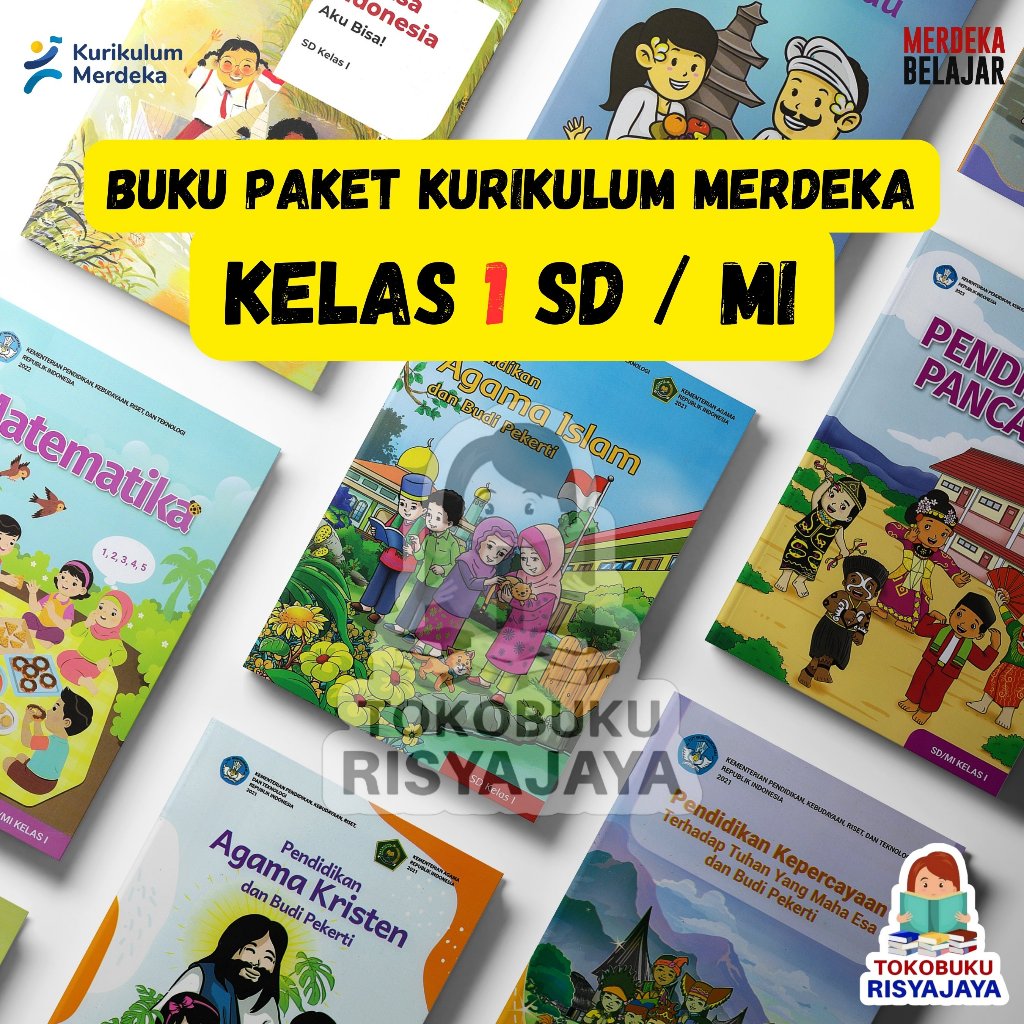 Jual Buku Paket SD/MI Kelas 1 Kurikulum Merdeka | Shopee Indonesia