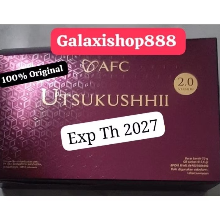 Jual UTSUKUSHII GOLD EXP TH 2027 TERBARU DIJAMIN 100% ORIGINAL AFC ...