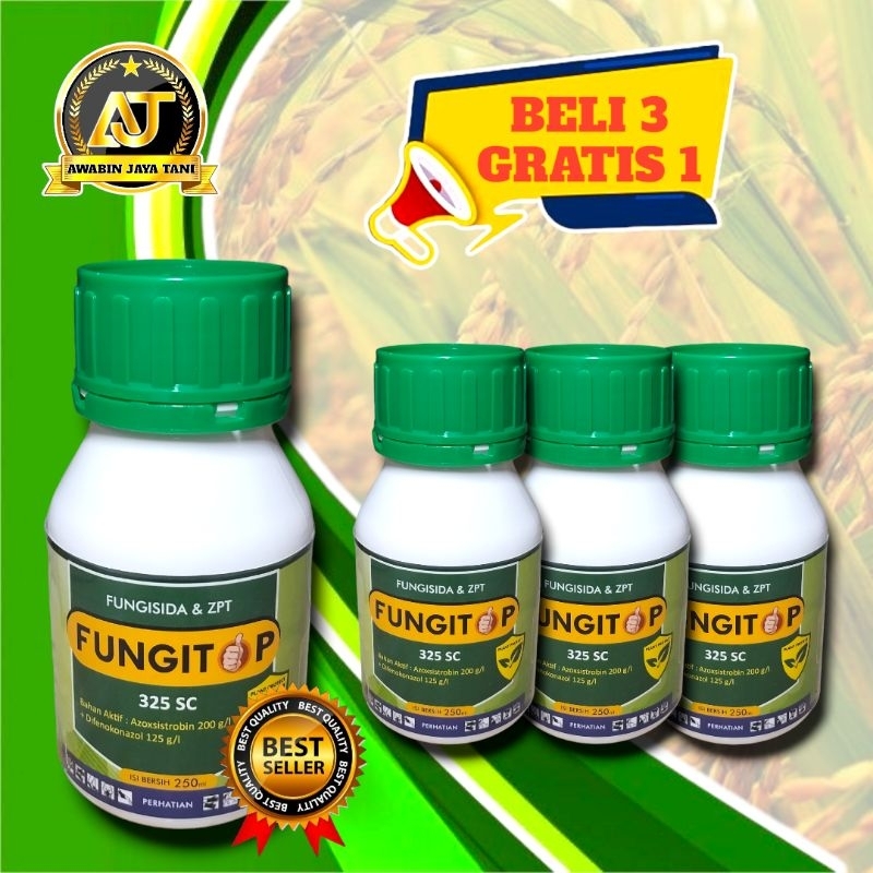 Jual FUNGISIDA FUNGITOP 325SC 250ML BAHAN AKTIF AZOKSISTROBIN ...