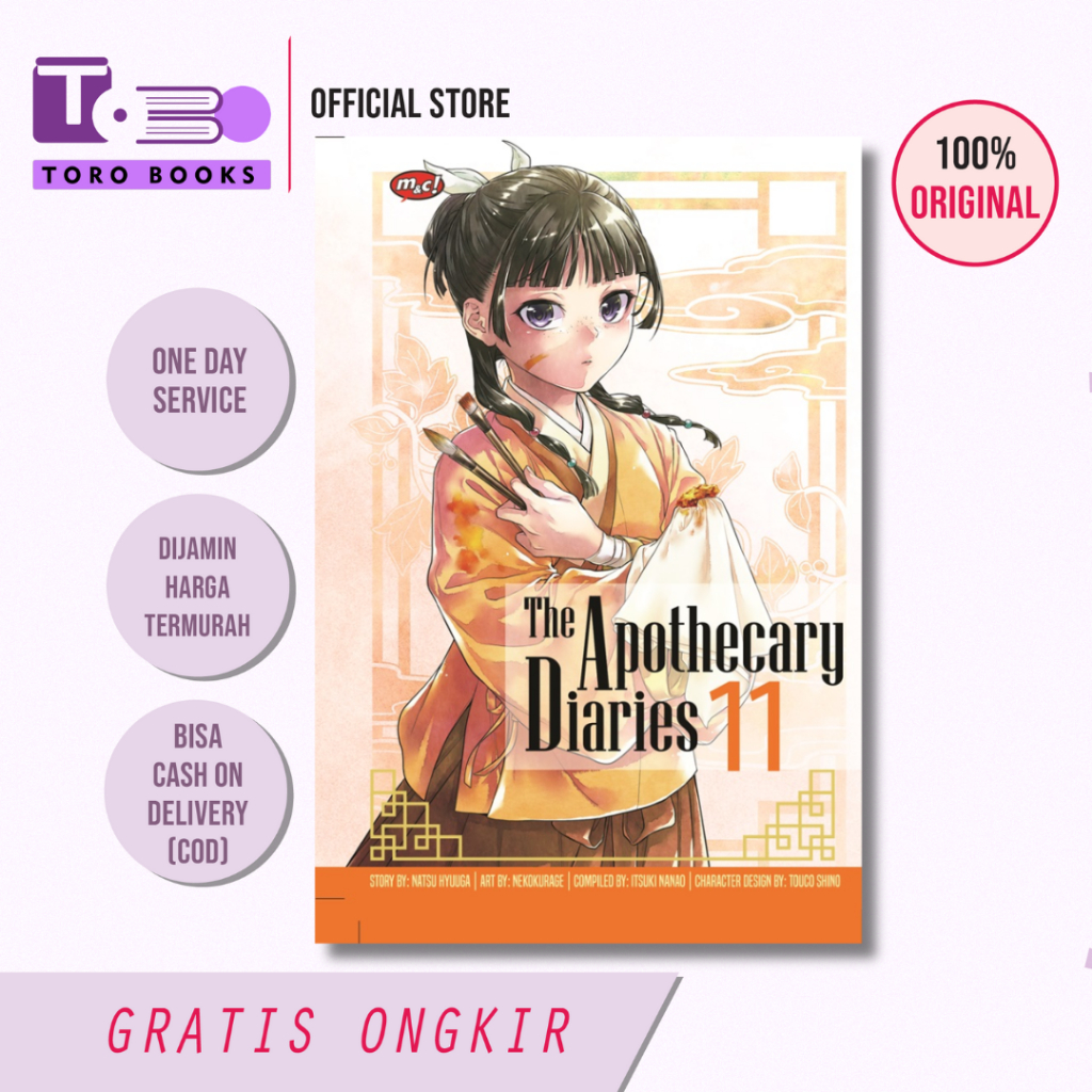 Jual KOMIK SERI : THE APOTHECARY DIARIES 11 - NATSU HYUUGA / NEKOKURAGE | Shopee Indonesia