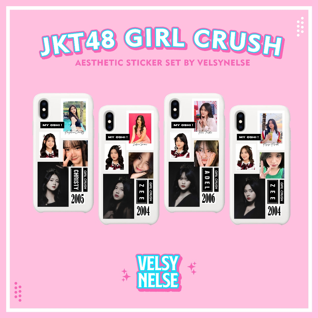 Jual BARU! JKT48 GIRL CRUSH AESTHETIC STICKER COCOK UNTUK CASE HP ...