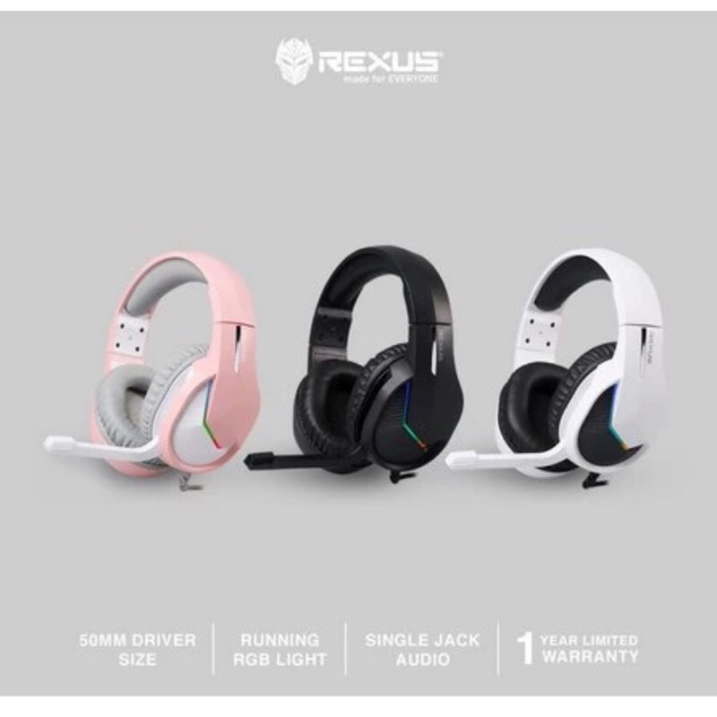 Jual Headset Gaming Rexus Vonix F80 RGB | Shopee Indonesia