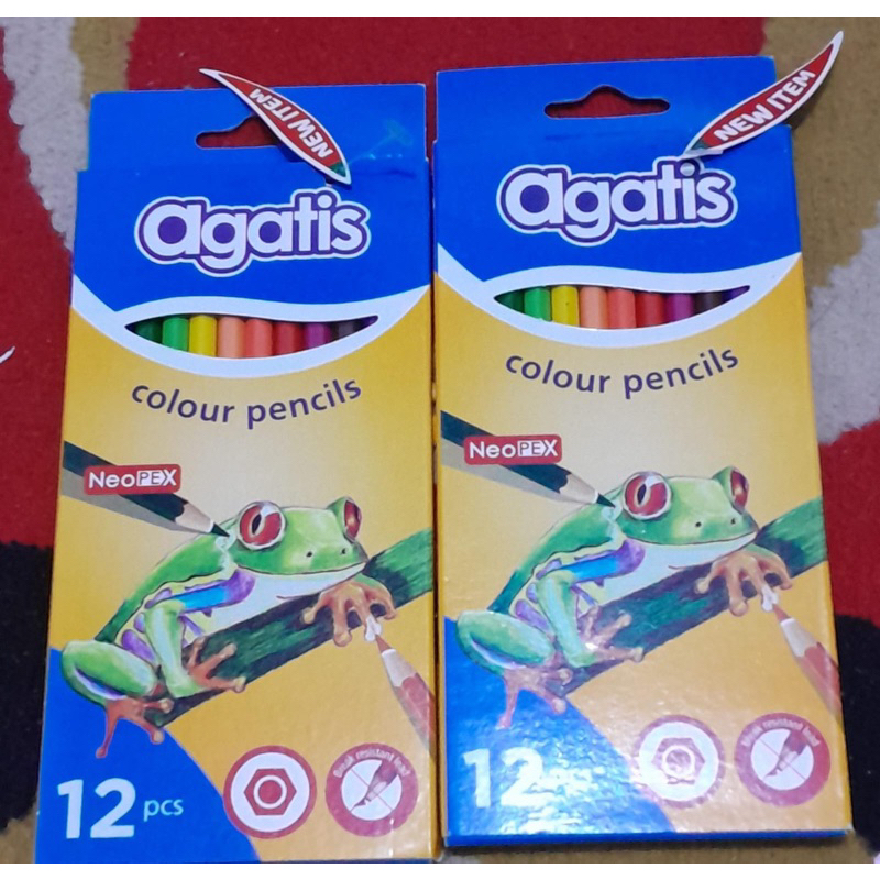 Jual Pensil warna Agatis 12 warna | Shopee Indonesia