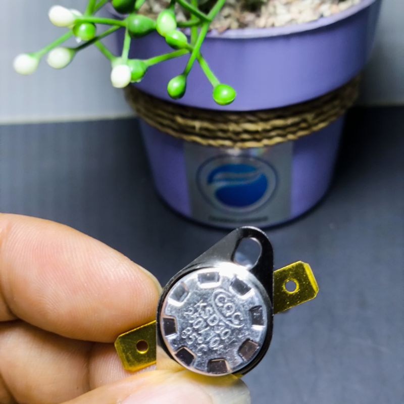 Jual Thermostat Bimetal Sensor Suhu Pemutus Arus Otomatis 250V 10A | Shopee Indonesia