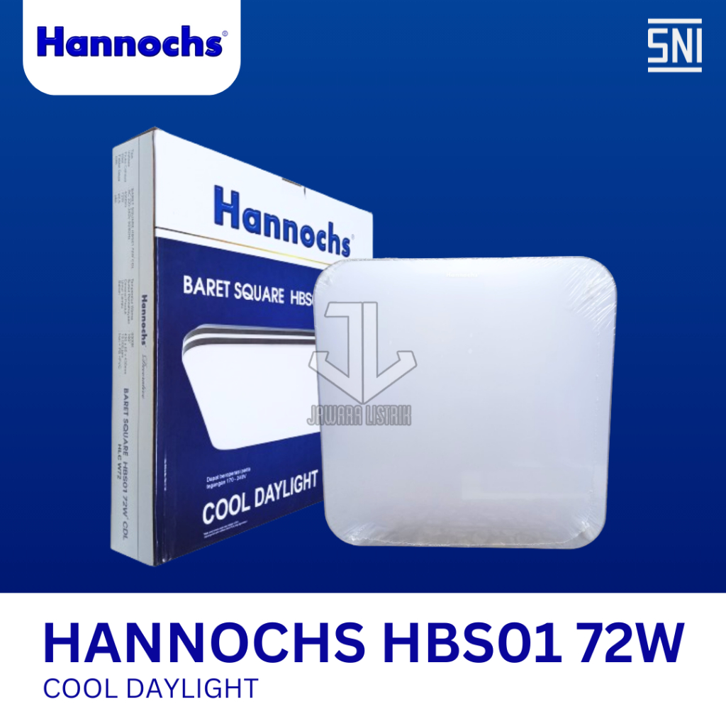 Jual HANNOCHS LED BARET SQUARE HBS01 CDL 72 WATT LAMPU DEKORASI ...