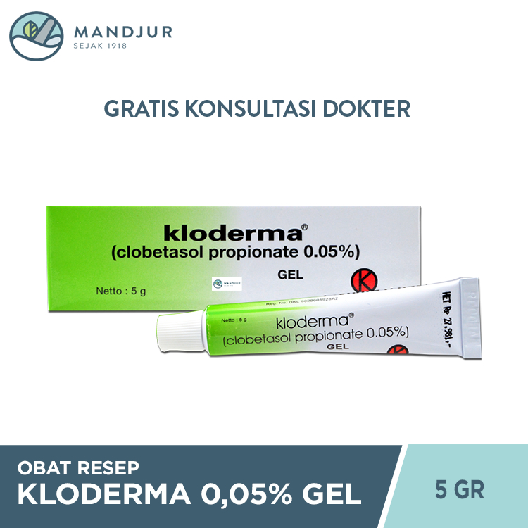 Jual Kloderma Gel 0.05% 5 g | Shopee Indonesia