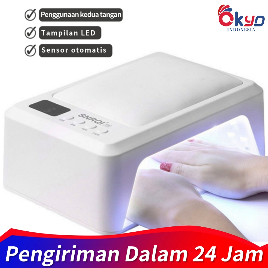 Jual Mesin Pengering Kutek Lampu UV LED Nail Dryer 120W Alat Pengering ...
