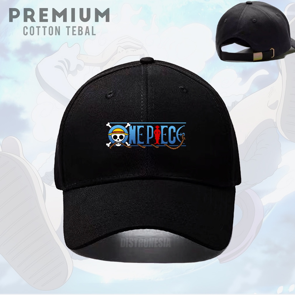 Jual Topi One Piece Logo Blue 2024 Premium | Shopee Indonesia