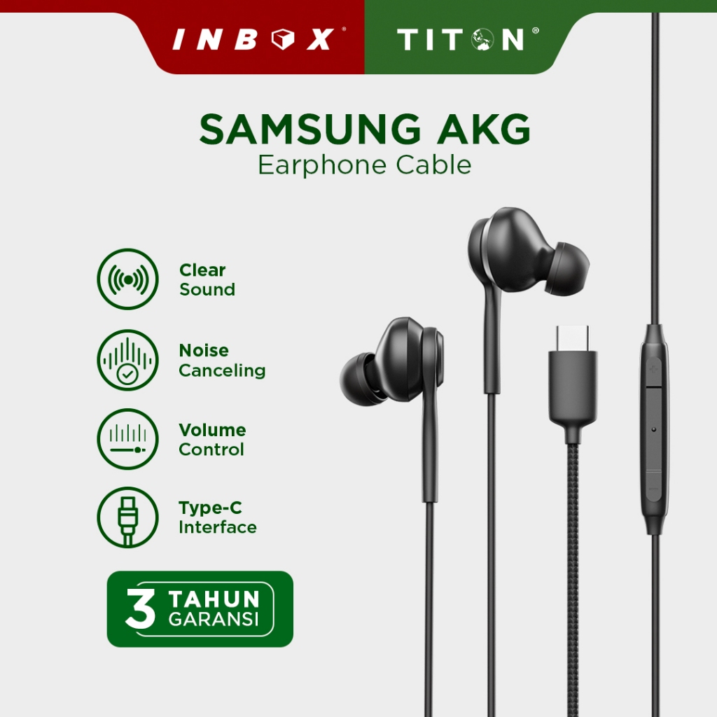 Jual Titon Original Headset Samsung Earphone Type C Note S Series Ultra ...
