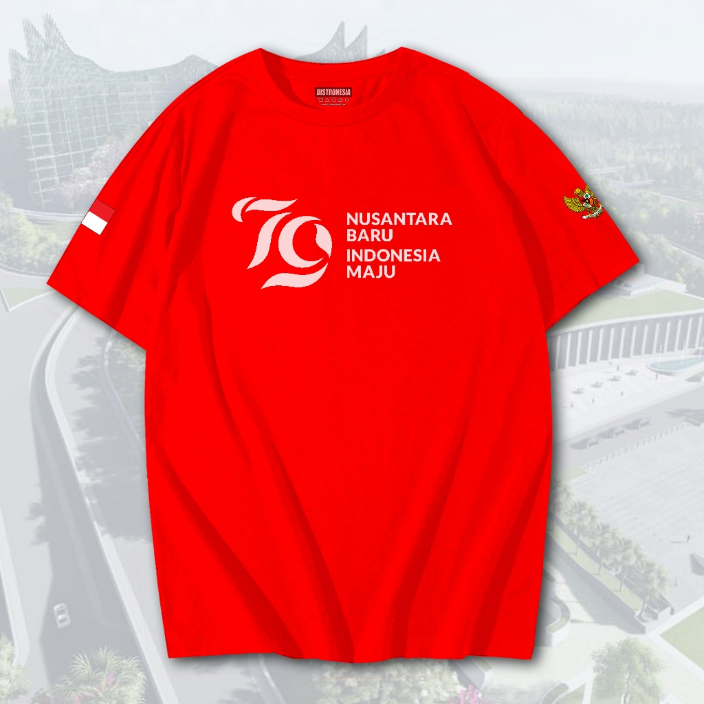 Jual Kaos Indonesia Merdeka HUT RI 79 Tahun Premium Tshirt 17 Agustus ...