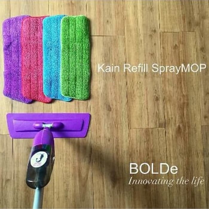 Jual Kain SPRAY MOP refill BOLDe original 100% | kain microfiber 38 x ...