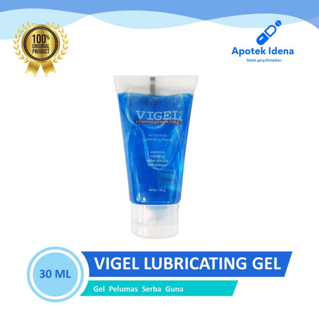 Jual Vigel Lubricating Gel 30gr / Gel Pelumas Vigel Pelumas Serba Guna ...