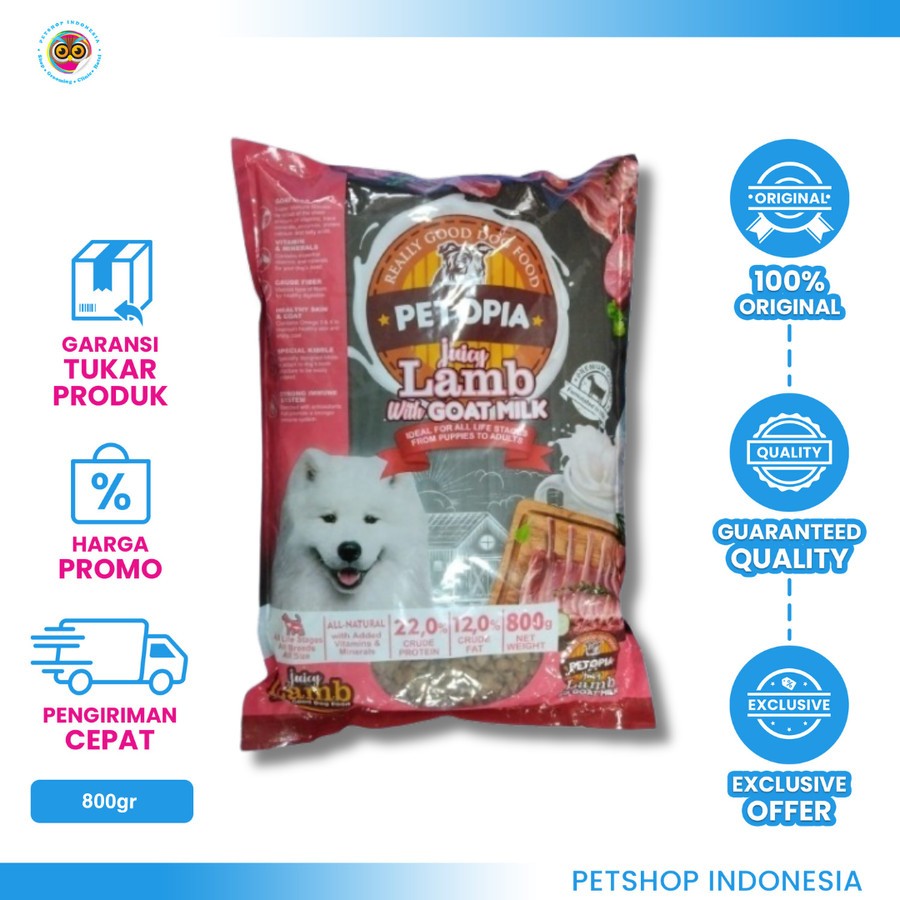 Jual PETOPIA Dog Food Kemasan 800Gr - PSID11 | Shopee Indonesia