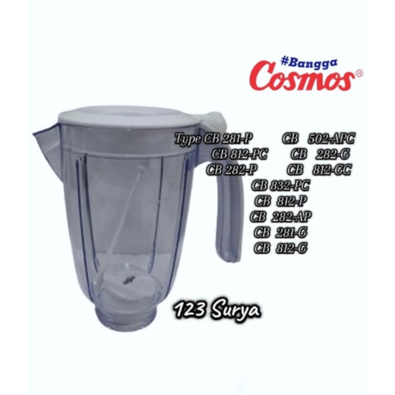 Jual Blender Cosmos Sparepart/Acesoris Gelas Jus/Mounting Pisau /Wet ...