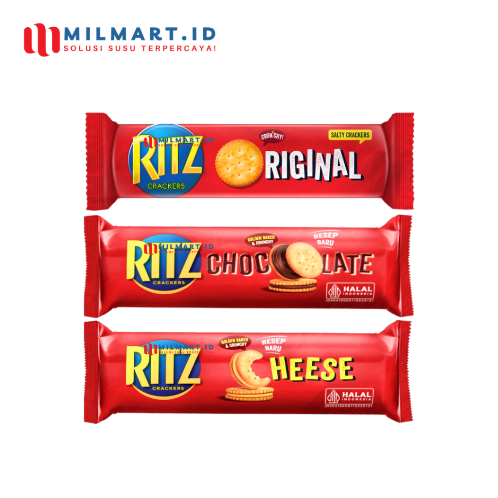 Jual BISCUIT RITZ CRACKERS BISKUIT RITZ SANDWICH CHEESE COKELAT JAJANAN ...