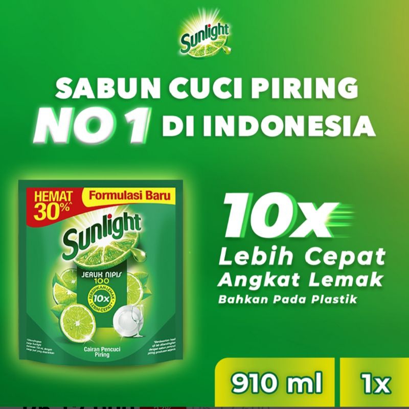Jual Sunlight Jumbo Sunlight Pencuci Piring Kemasan 910ml | Shopee ...