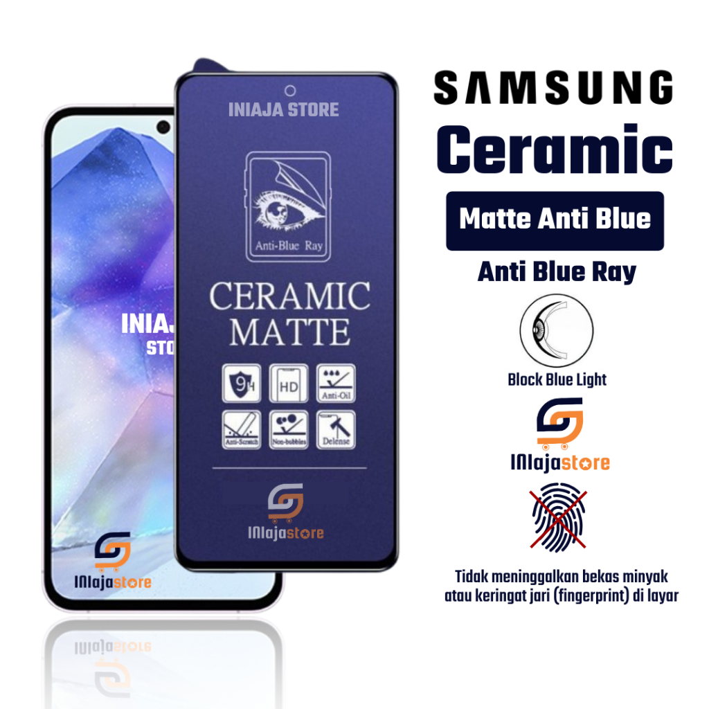 Jual Ceramic Matte Anti Blue Ray Samsung A35 5G A55 5G A26 5G A25 5G ...