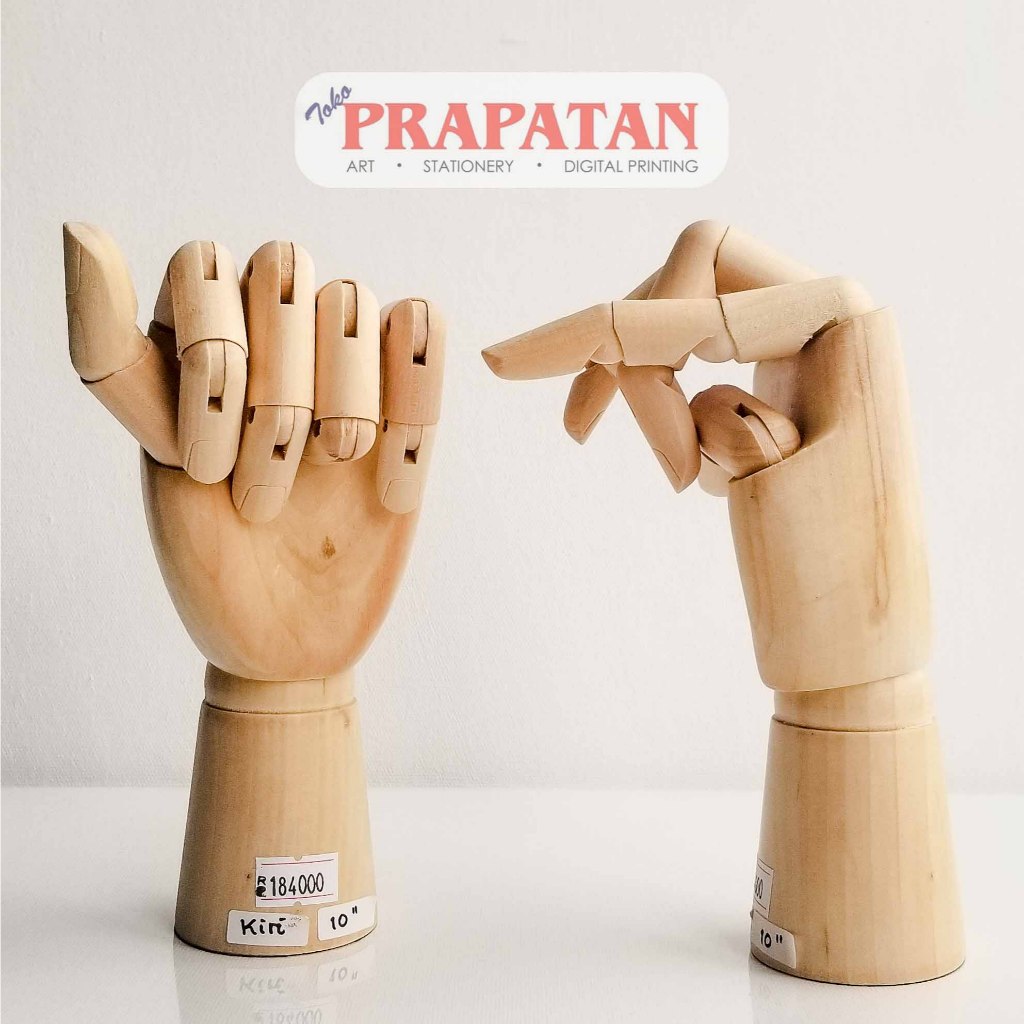 Jual Manekin Kayu Tangan (25cm/10inch) | Hand Mannequin | Shopee Indonesia
