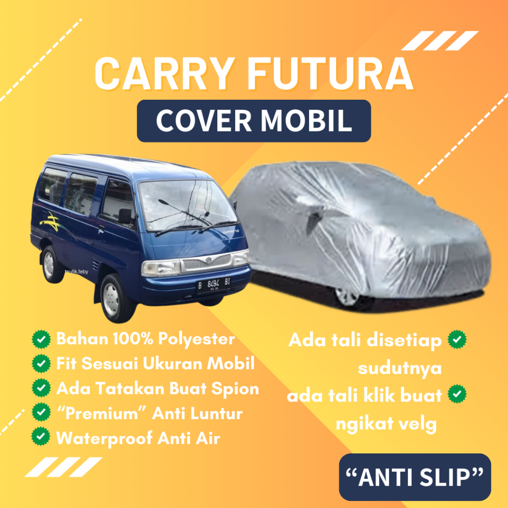 Jual Cover Mobil CARRY FUTURA Premium Bahan 100% Polyester Anti Luntur ...