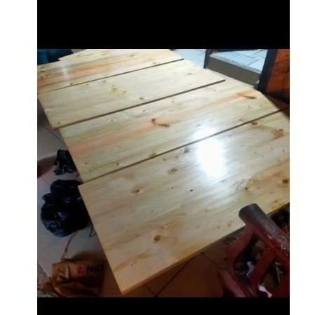 Jual papan hambalan kayu 30x100x2/rak kayu/papan kayu jati belanda ...