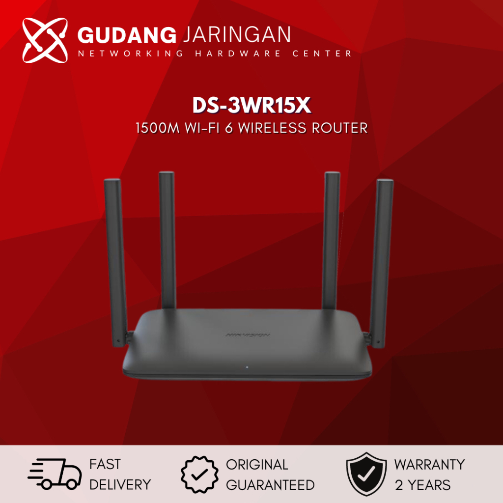 Jual HIKVISION DS-3WR15X 1500M Wi-Fi 6 Wireless Router | Shopee Indonesia
