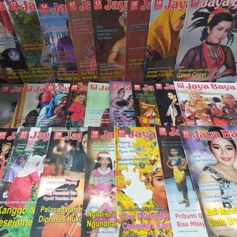 Jual MAJALAH JAYA BAYA KIRIM RANDOM / majalah bahasa jawa | Shopee ...
