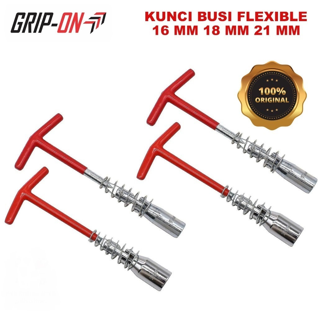 Jual GRIP-ON kunci busi ukuran 16mm model T standar flexible | Shopee ...