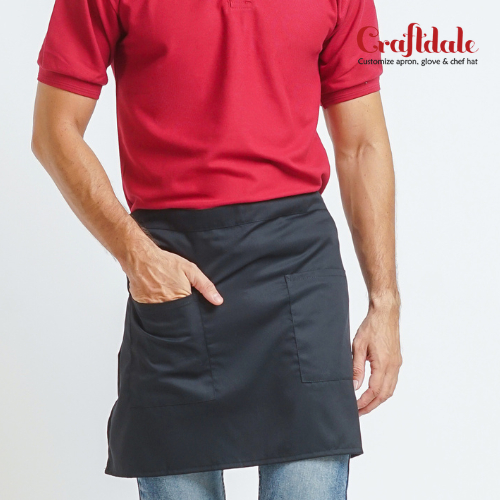 Jual half body Celemek/apron - Hitam (apron pinggang) | Shopee Indonesia