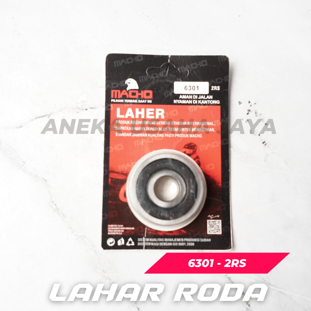 Jual LAHAR RODA B.6301-2RS MERK MACHO ( ISI 10 PCS ) TIDAK JUAL SATUAN | Shopee Indonesia