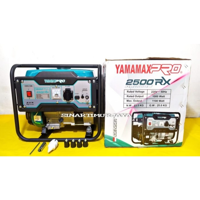 Jual GENSET YAMAMAX PRO 2500 RX 1100 WATT GENERATOR LISTRIK 4 TAK MURAH | Shopee Indonesia
