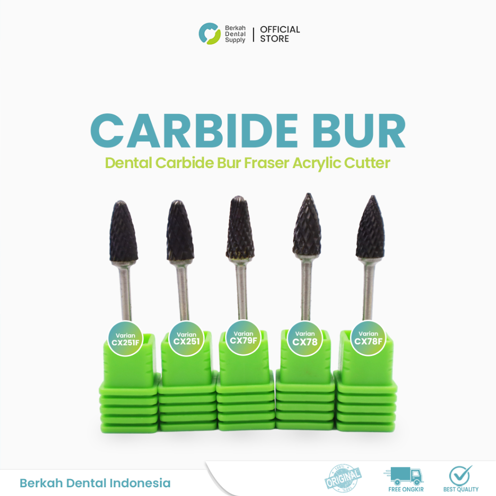 Jual Dental Carbide Bur Fraser Acrylic Cutter | Shopee Indonesia