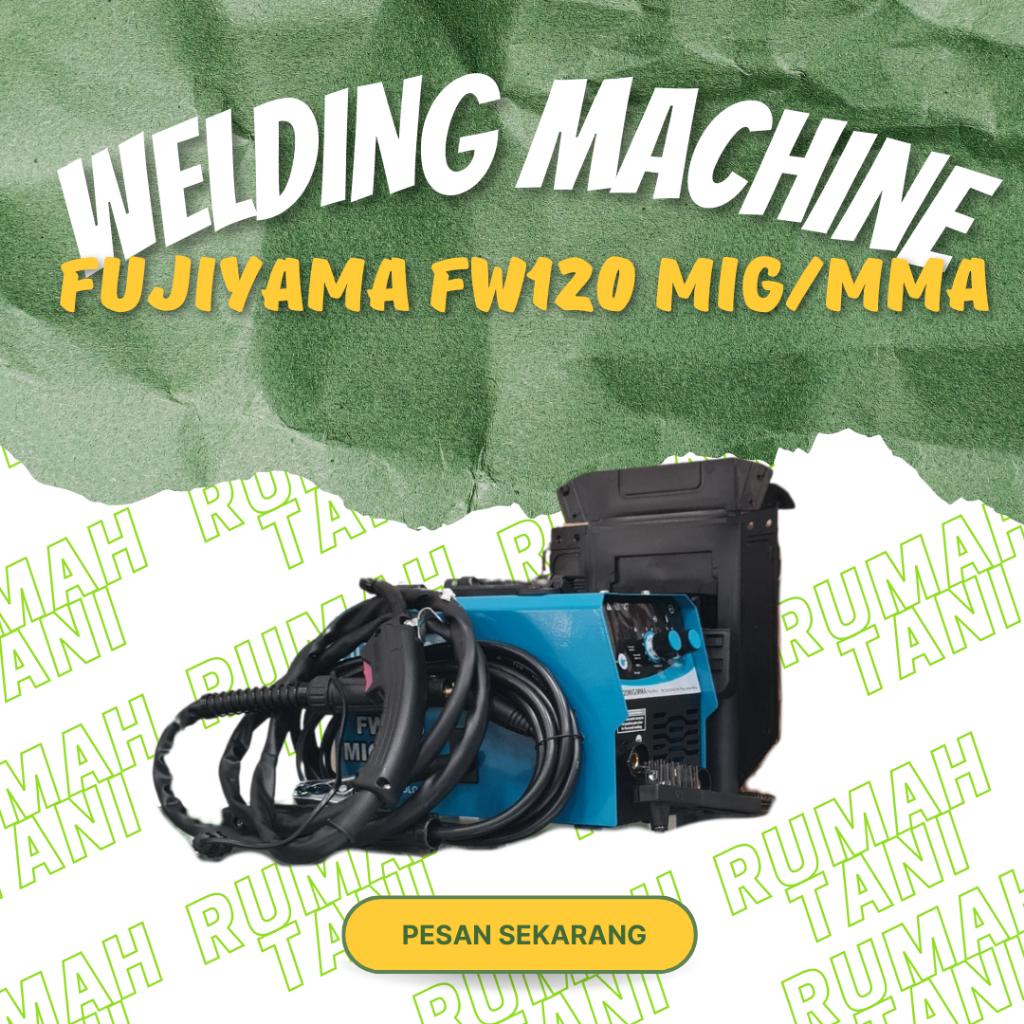 Jual mesin las listrik inverter fujiyama fw120 mig+mma welsing machine | Shopee Indonesia