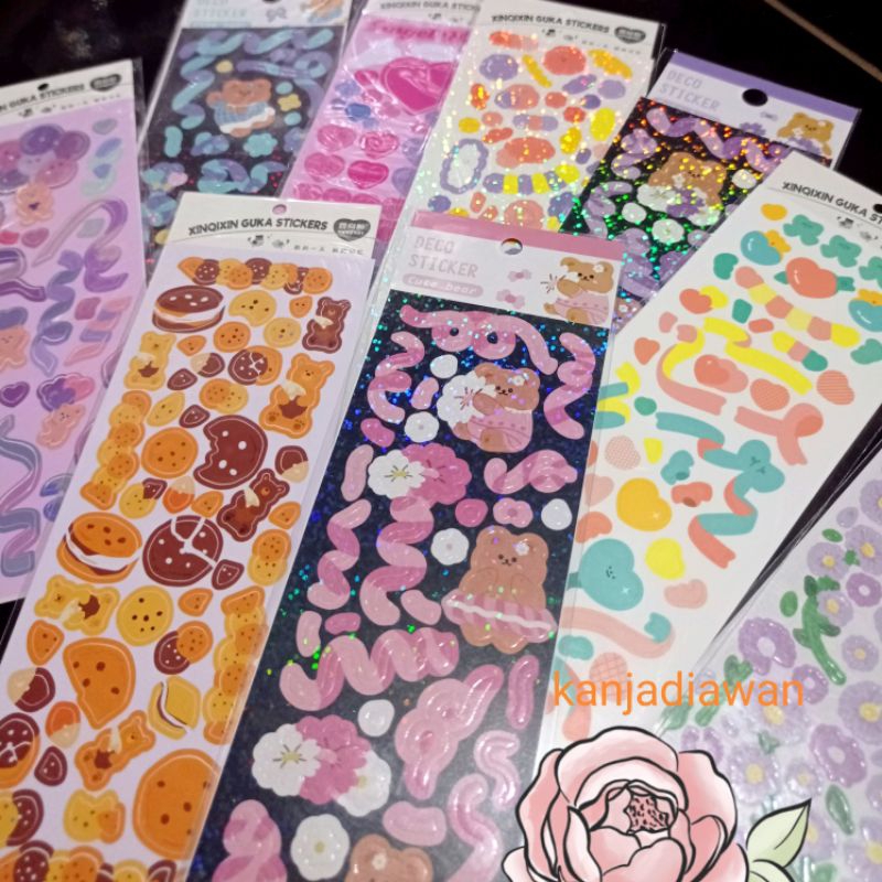 Jual Stiker Hologram Aesthetic Deco Journal Sticker Estetik | Shopee ...