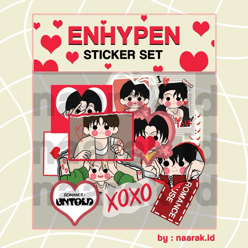 Jual ENHYPEN UNTOLD STICKER SET | Shopee Indonesia