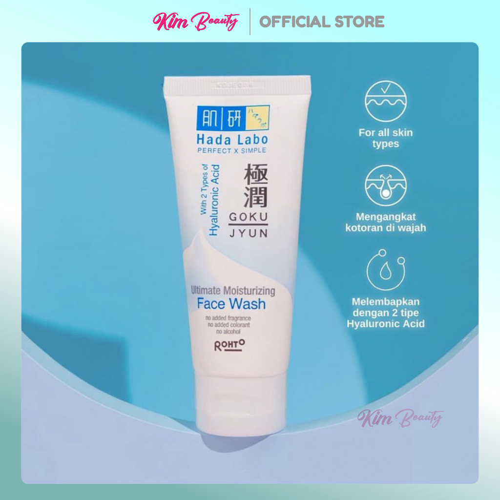 Jual HADA LABO GOKUJYUN ULTIMATE MOISTURIZING FACE WASH 100GR | Shopee ...