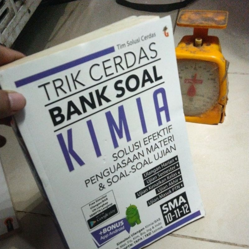 Jual TRIK CERDAS BANK SOAL KIMIA SOLUSI EFEKTIF PENGUASAAN MATERI & SIAL - SOAL UJIAN SMA 10-11 ...