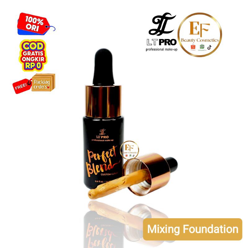 Jual LT PRO Perfect Blend Custom Cover 15ml(Mixing Foundation)100% ...