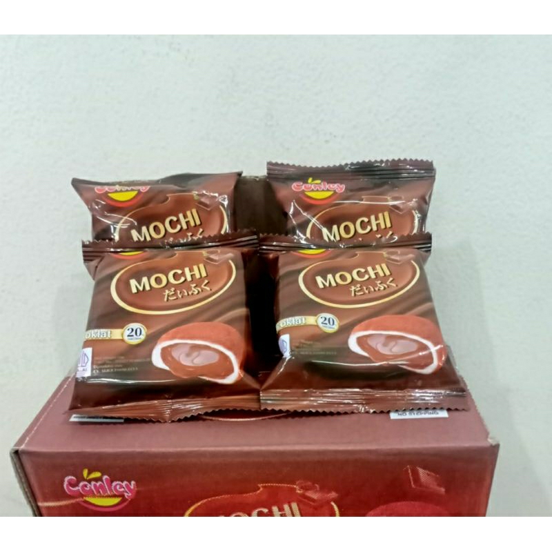 Jual snack mochi conley cokelat | Shopee Indonesia