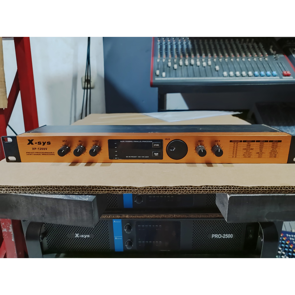 Jual EFEK VOCAL X-SYS DSP X-SYS XP-1200V XSYS XP 1200V X SYS ORIGINAL ...