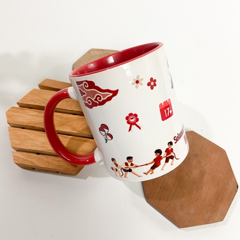 Jual Souvenir Mug 17 Agustus Hadiah Lomba 17 Agustusan Mug Warna Dalam ...