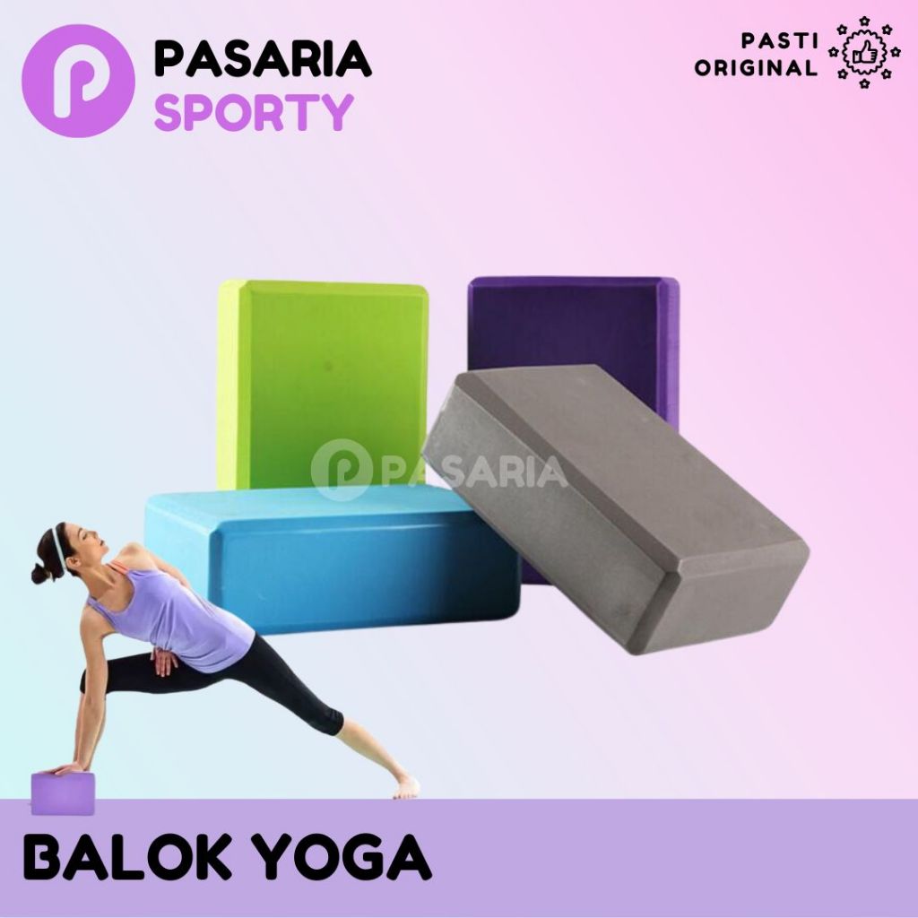 Jual BALOK YOGA/Alas/Tatakan/Bantalan/Bantal Senam/Pilates/Fitness/Gym ...