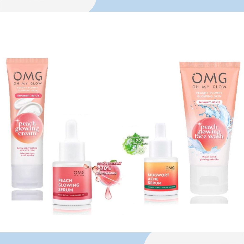 Jual OMG Oh My Glow Peach Glowing Series | Peach Plumply Glowing Skin ...
