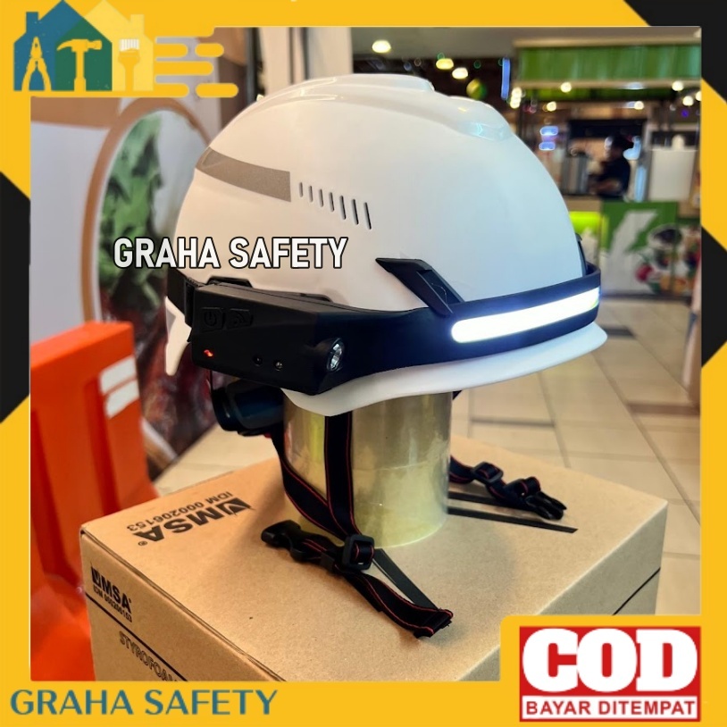 Jual Helm Safety MSA Climbing V-Gard H1 Trivent Lokal SNI Fastrack ...