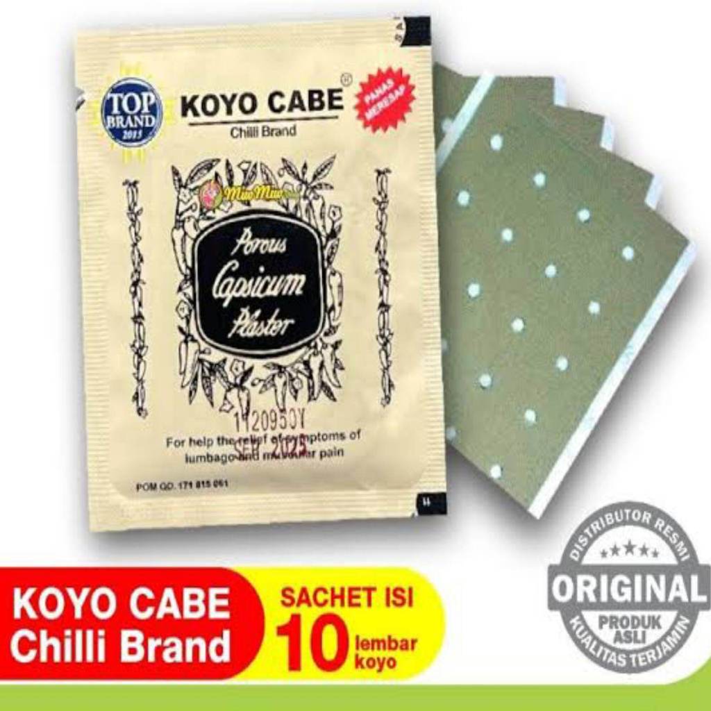 Jual ok_ngeng (ORI) KOYO CABE 1 Sachet Isi 10 Lembar (Bisa COD ...