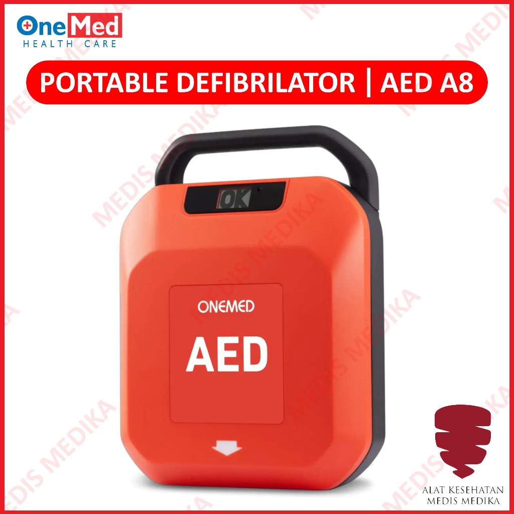 Jual Portable Defibrillator Onemed Oneheart AED A8 Semi Auto + Screen Alat Pacu Kejut Jantung ...