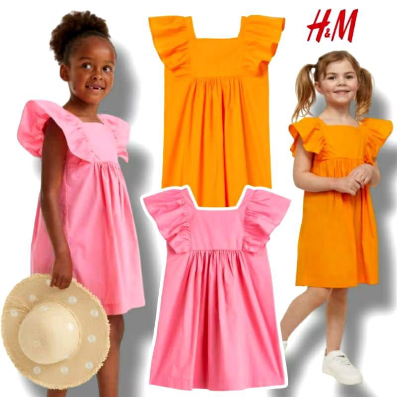 Jual dress anak perempuan rumple dr brand H$M | Shopee Indonesia