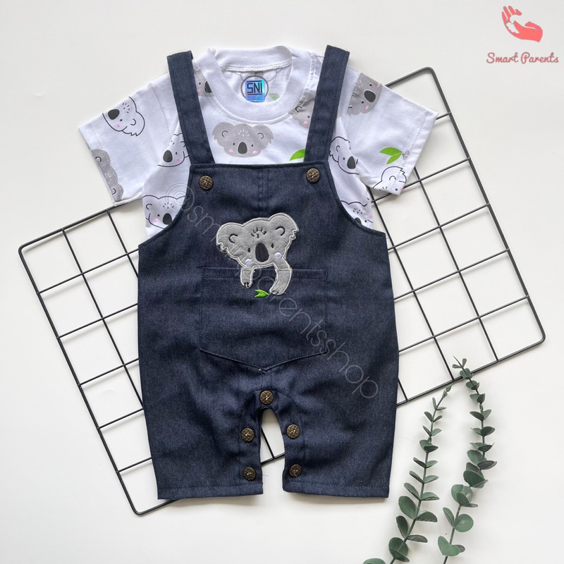 Jual Setelan Baju Jumper Kodok Overall Anak Bayi Laki Usia 6 18 Bulan 1 ...